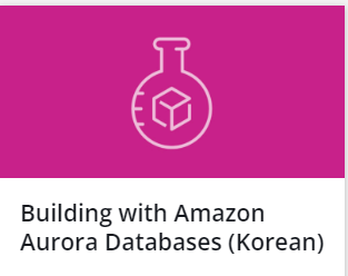 AWS Skillbuilder : Building with Amazon Aurora Databases (Korean)