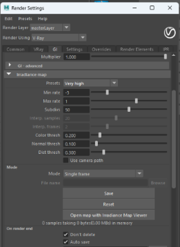 [V-Ray] Maya v-ray 렌더러 사용법(5) - Vray Irradiance Map 사용 꿀팁 :: 3d 씹어먹는 란이