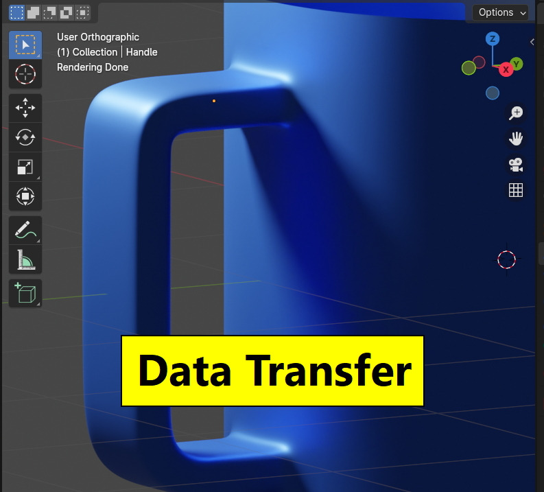 Blender: Data Transfer