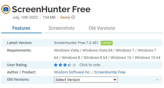 ScreenHunter Free 무료 다운로드