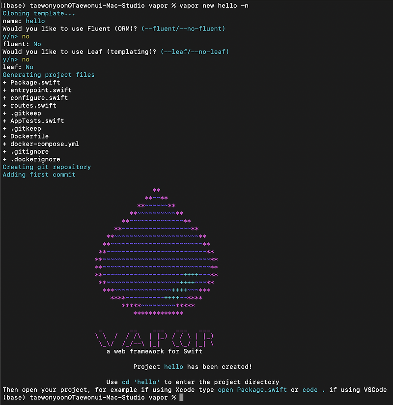 Starting Vapor (Swift로 서버 만들기) — iOS - Apple Document