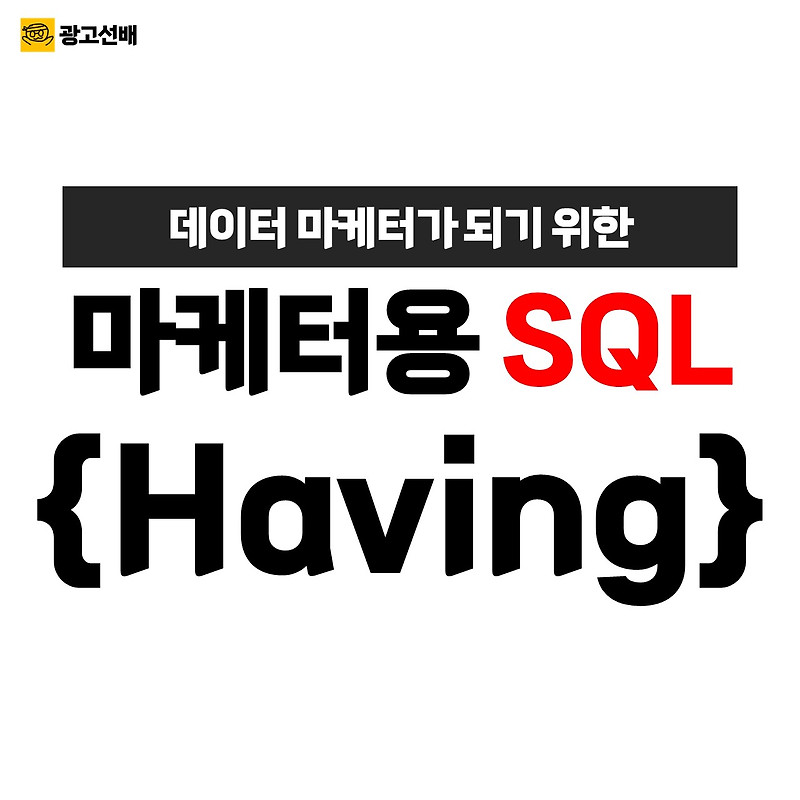 마케터용 SQL 05 {Having}