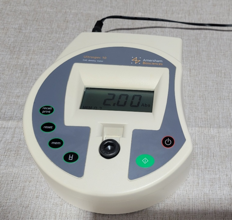 30만원 실험실 의료장비판매 중고밀도계 Amersham Bioscience Cell Density Meter Ultrospec 10