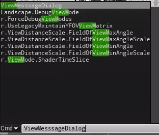 UE4 Console, Command