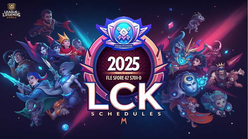 2025 LCK 일정 및 세부 정보 🏆