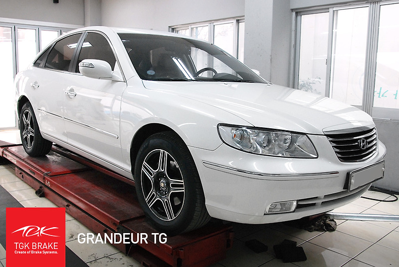 [현대 그랜저TG] XG2P브레이크 튜닝 / 제동력 상승의 원리 :: TGK 브레이크