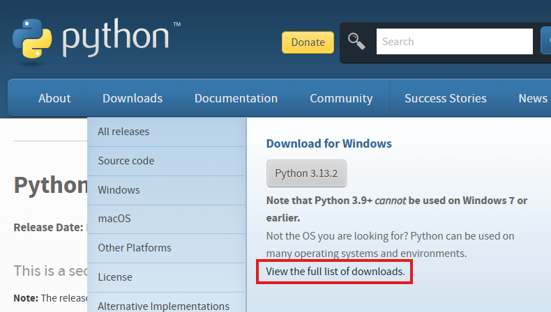 [Python]개발 환경 구축 (1)_Python 설치