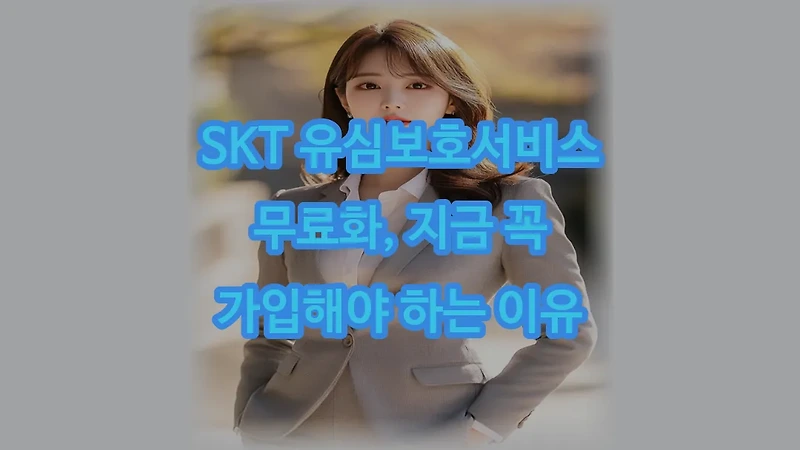 SKT 유심보호서비스 무료화, 지금 꼭 가입해야 하는 이유