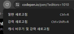 [JavaScript] CodePen에서 javascript 코드 디버깅하기 :: 공부한거 정리