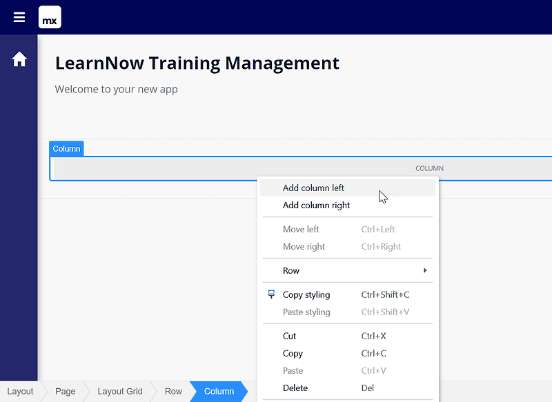 Mendix - Add Columns to your App