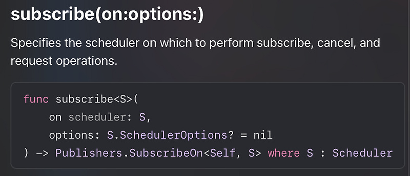 (Combine) Scheduler, Operator :: iOS💖 손미미