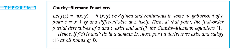 13.4 Cauchy-Riemann Equations. Laplace's Equation