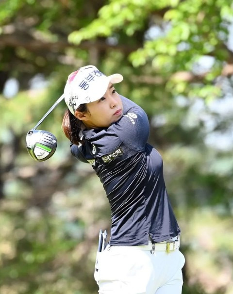 김수지, JLPGA 대회 출전으로 KLPGA 개막전 대신 첫날 이븐파 기록