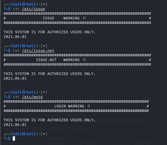 [보안성 검증] 서비스 배너 /etc/ssh/sshd_config 설정 — 머쉬의 메모장