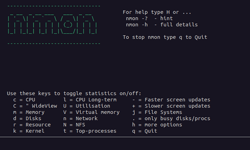 Nmon (1)_ 설치 후 이용해보기 :: Connectiong The Dots