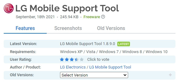 LG Mobile Support Tool 무료 다운로드