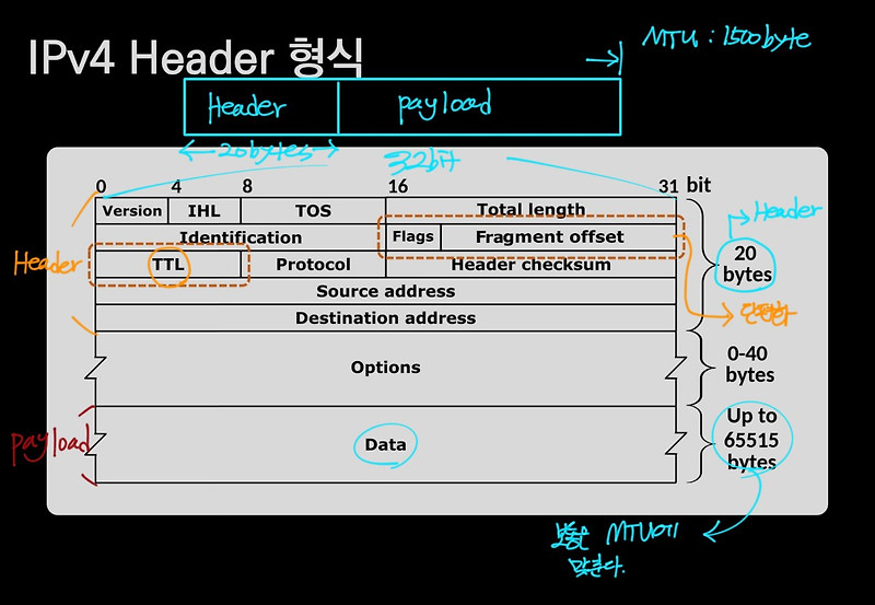 L3 IPv4 Header 형식