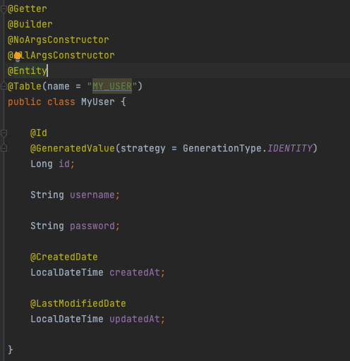 [JPA] @CreatedDate @LastModifiedDate 오류 해결
