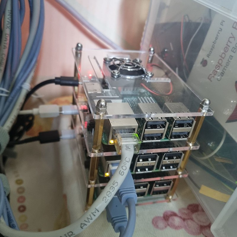 [프로젝트] 라즈베리 파이 클러스터 & 라즈베리파이 쿨링팬 조절 — LUNA Dev 💻