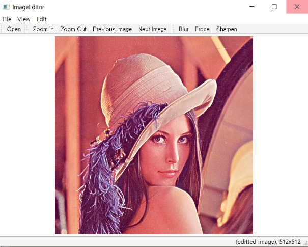 [도서 실습] Qt 5 and OpenCV 4 Computer Vision – ImageEditor (Plugin Mechanism – Sharpen)
