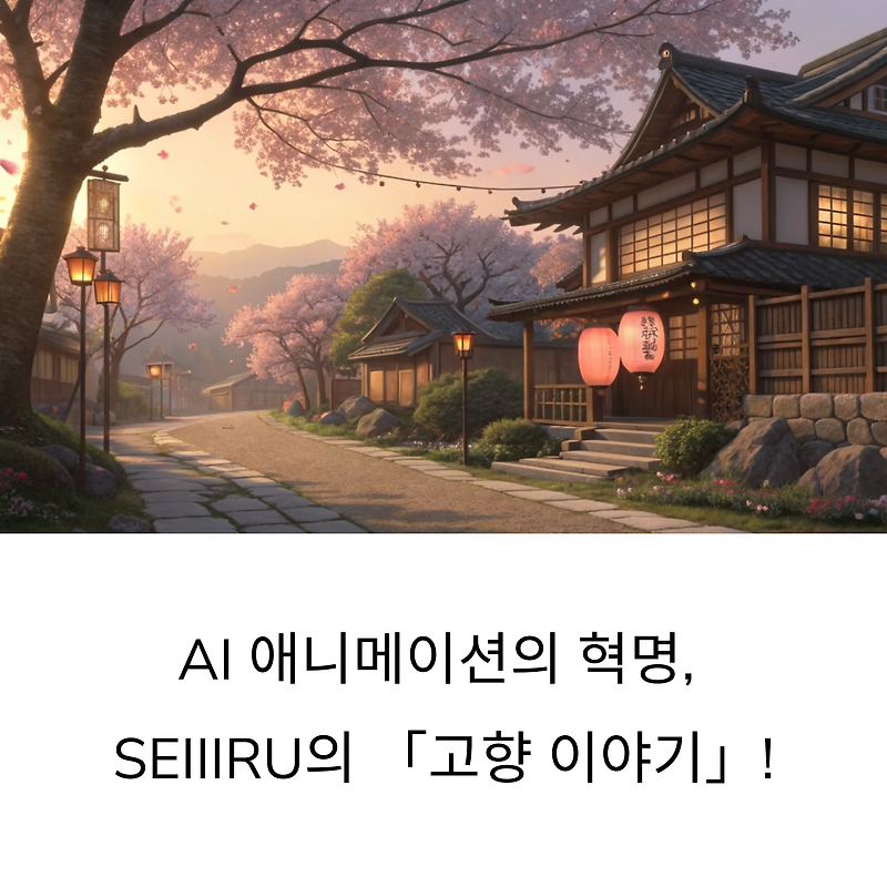 SEIIIRU의 AI 숏 애니메이션이 전하는 새로운 감동