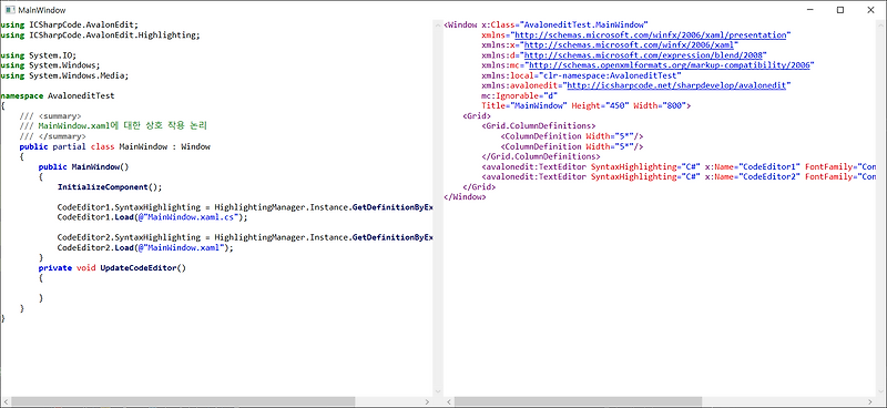 kjun.kr (kjcoder.tistory.com) :: [WPF] AvalonEdit (ICSharpCode) 을 이용해 코드 표현하기