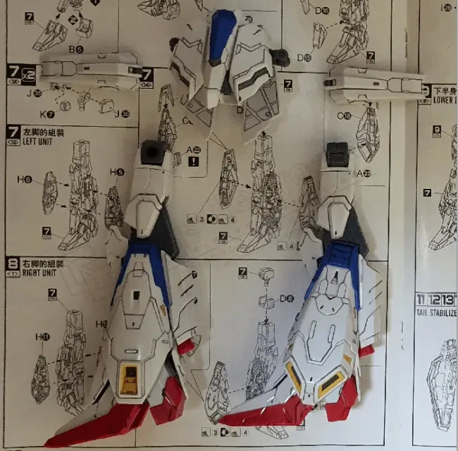 [프라모델 제작기 #2] DABAN MG 8801 ZETA GUNDAM 2.0