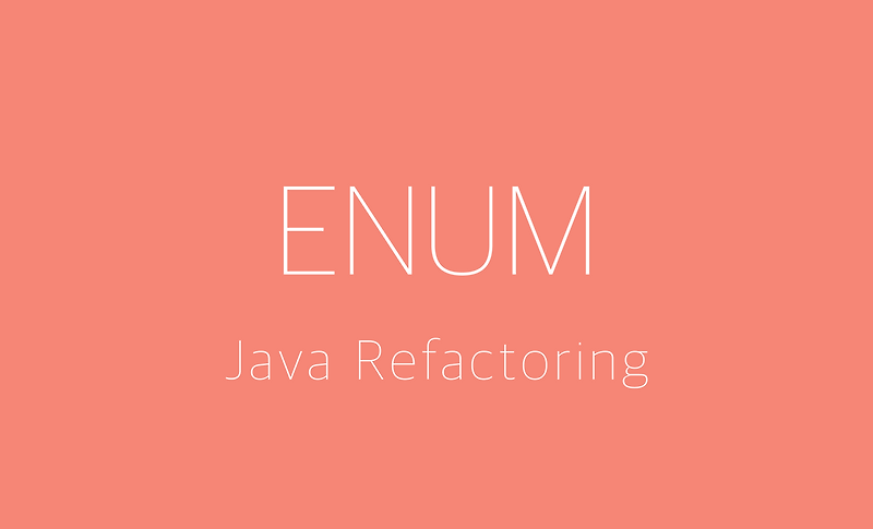 ENUM, Clean Code with Java