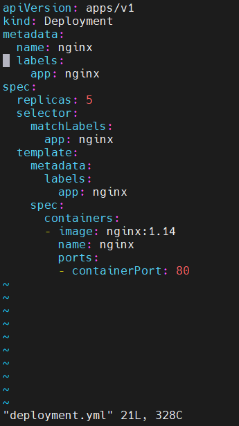 Kubernetes deployment