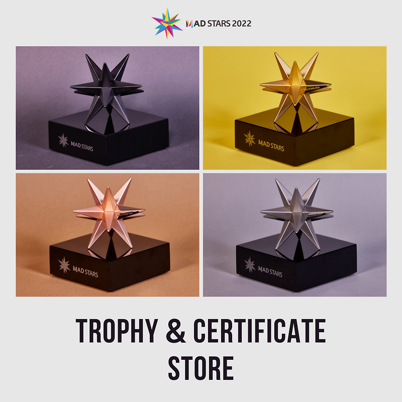 [부산국제광고제 MAD STARS 2022] 트로피 & 증서 구매 안내🏆