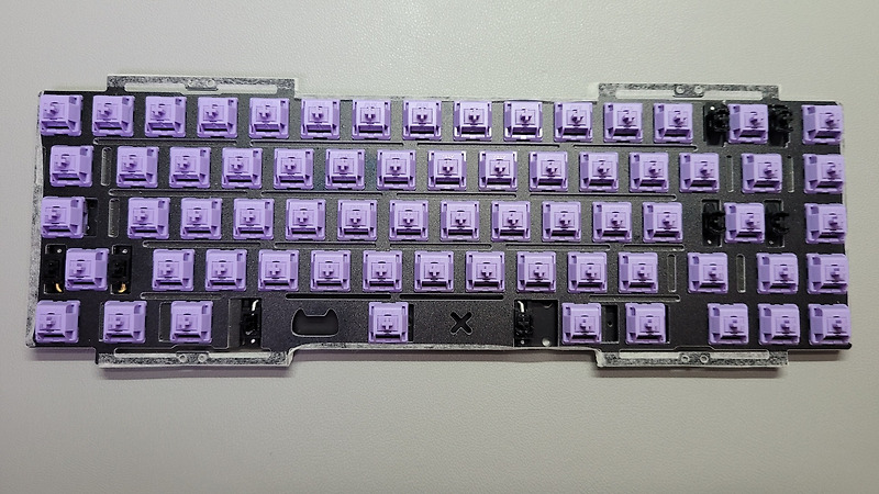 키보드공방) dolch65 스위치 디솔더링 및 밀맥스 솔더링