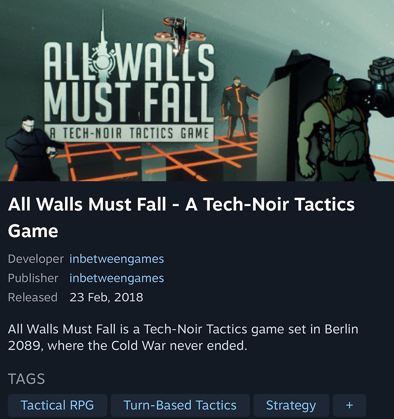 [STM] All Walls Must Fall - A Tech-Noir Tactics Game