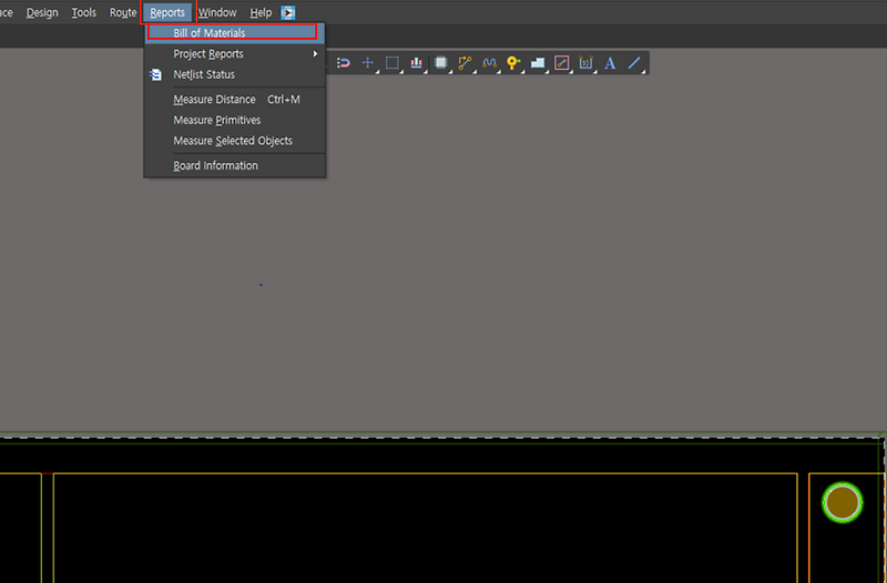 [ Altium 알티움 ] " BOM ( Bill of Material ) 추출