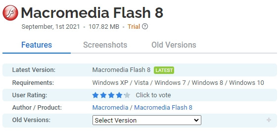 Macromedia Flash 8 무료 다운로드