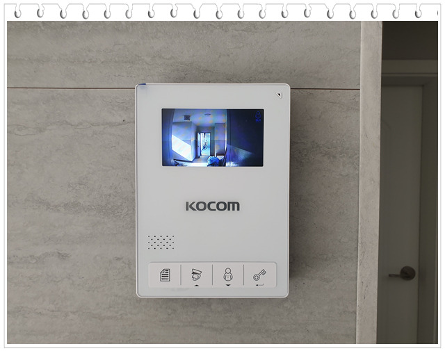 아파트인터폰설치/서울 양천구 목동 목동신시가지5단지아파트 코콤비디오폰KCV-434교체설치입니다