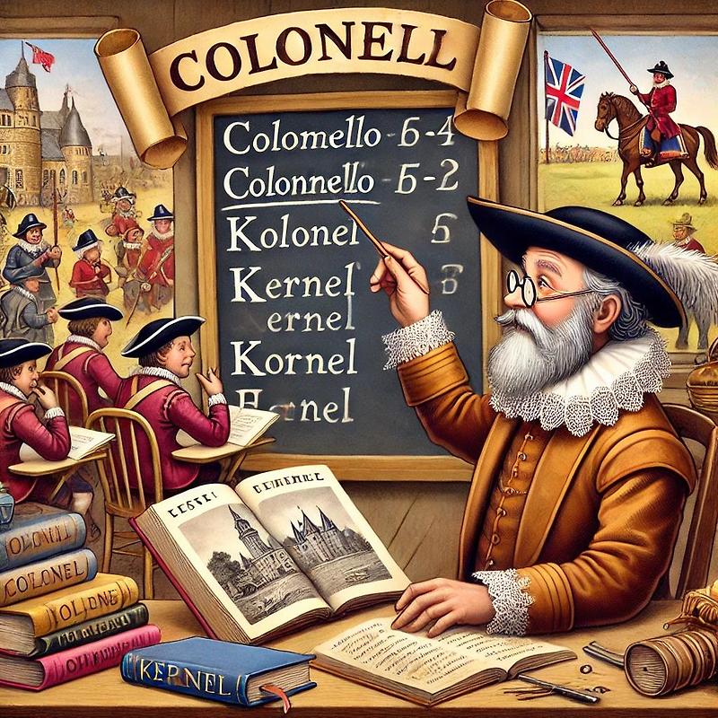 대령 Colonel은 왜 Kernel로 발음될까? - 라쿤잉글리시