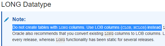 Oracle Data Types 오라클 데이터 타입 :: 빅데이터 주식투자