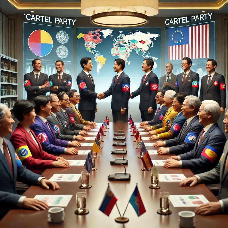 정치학에서 카르텔 정당(Cartel Party)의 개념과 특징