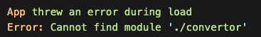 [electron] electron-forge Cannot find module