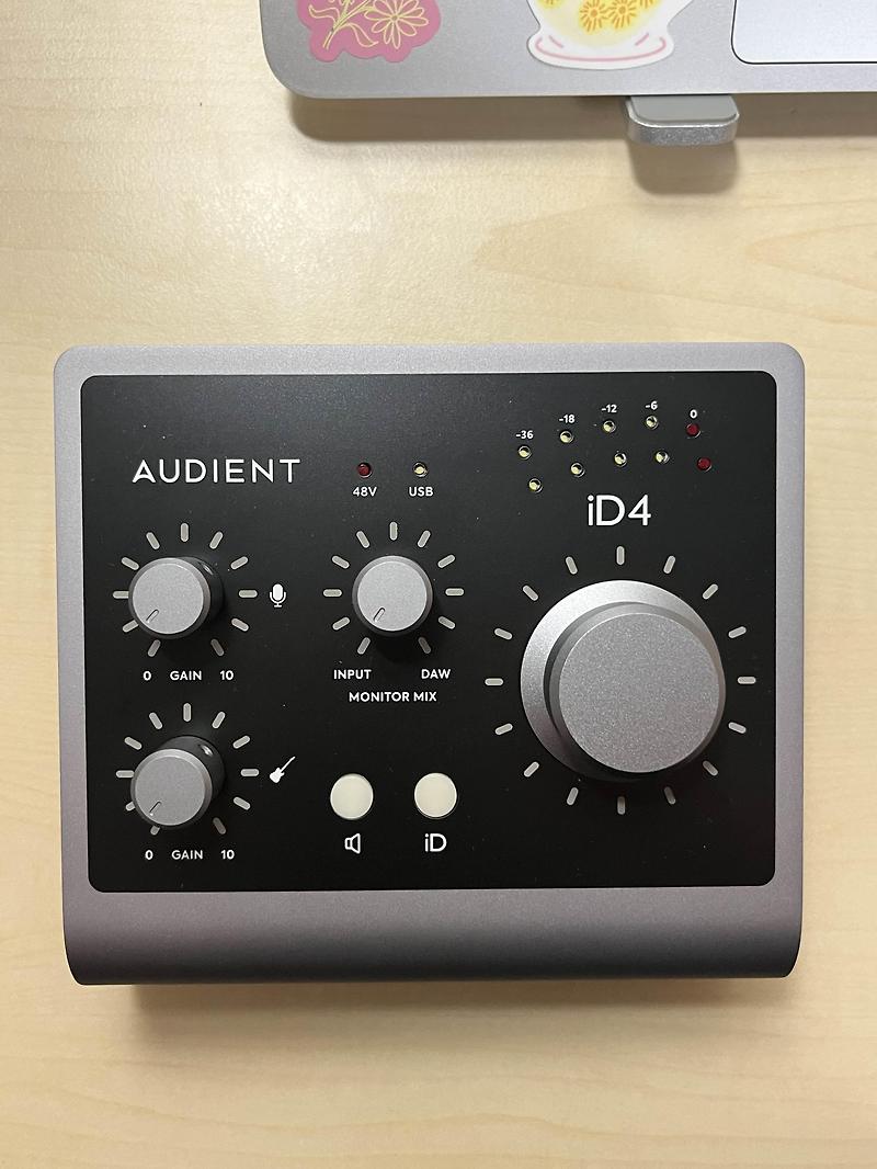 오디언트 iD4 MK2 오디오 인터페이스Audient iD4 MK2