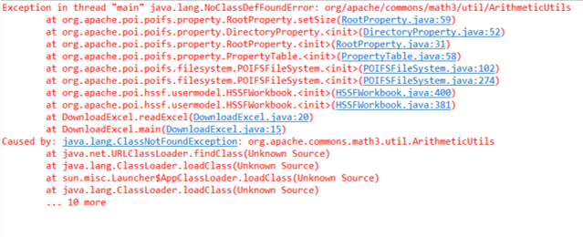 [에러해결]java.lang.ClassNotFoundException: org.apache.commons.math3.util.ArithmeticUtils
