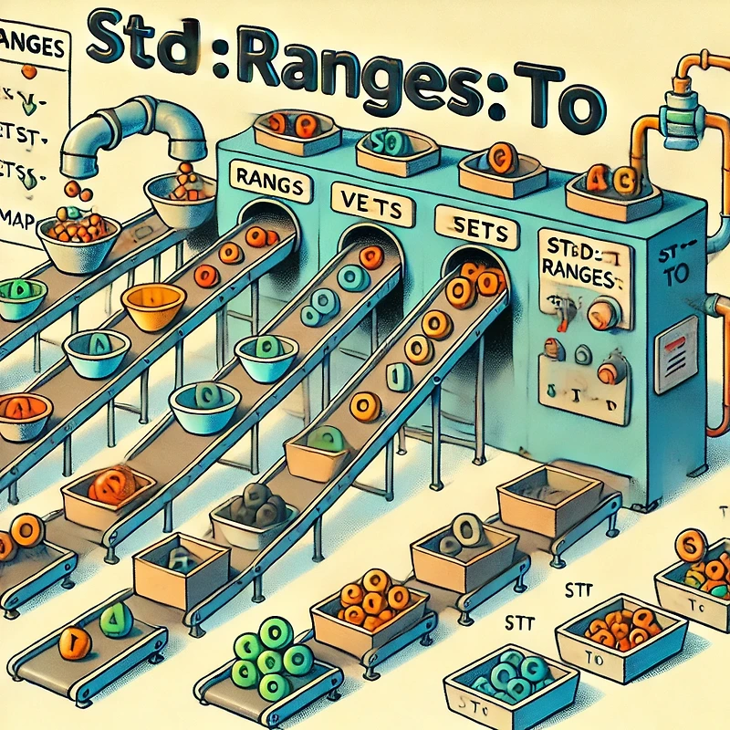 [C++23 새기능 소개] std::ranges::to 함수 템플릿
