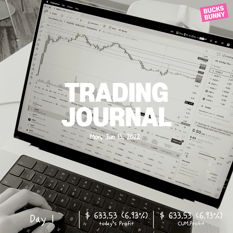 [TradeJournal] DAY1 토끼, 금토끼되기 프로젝트의 시작
