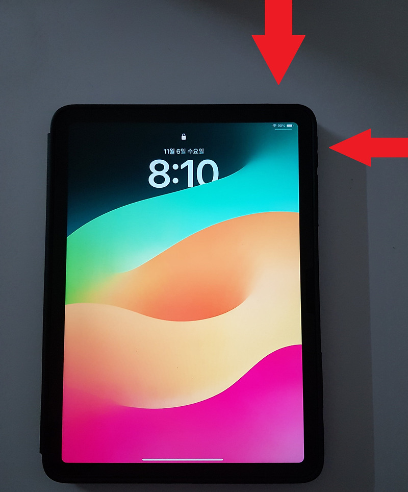 iPad Air 11 스크린샷 찍는법! :: 상점 아조씨