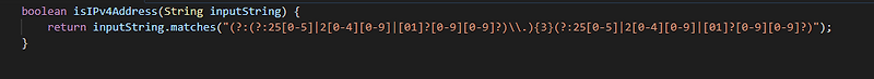 [codesignal] isIPv4 address