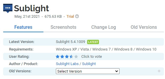 Sublight 무료 다운로드