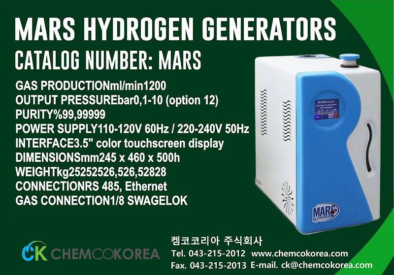 MARS HYDROGEN GENERATORS