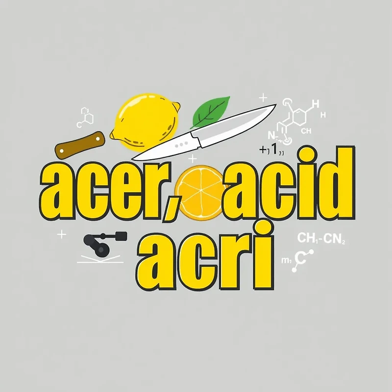 날카롭고 신 맛의 세계: 'acer', 'acid', 'acri' 어근 가이드 :: 지식의 숲