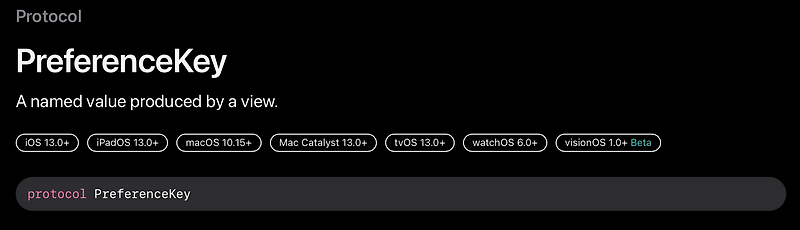 PreferenceKey Protocol — IT Document